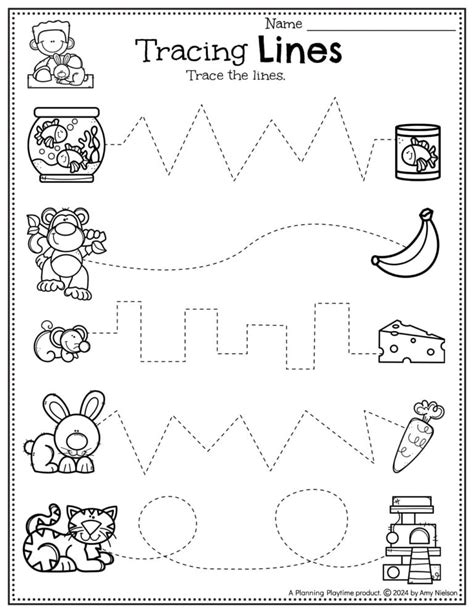 Tracing Worksheets Preschool Planning Playtime