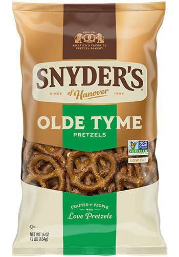 Old Tyme Pretzels Snyders Of Hanover