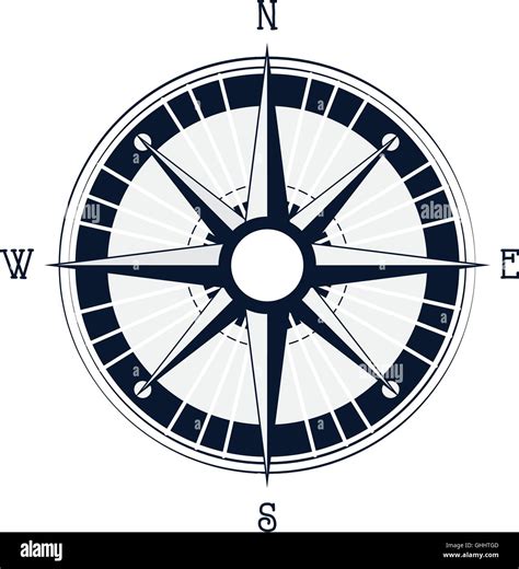 Navigation Compass Icon Stock Vector Image And Art Alamy