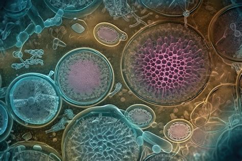 Premium Ai Image Microscope View Of Cells In High Detail Microbiology
