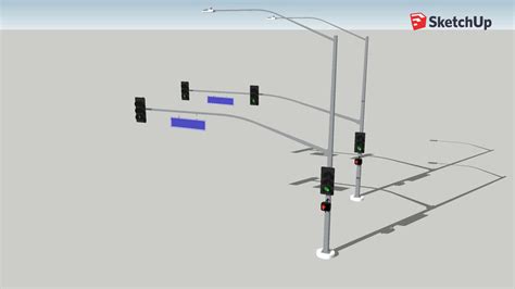 California Traffic Lights 2 3d Warehouse