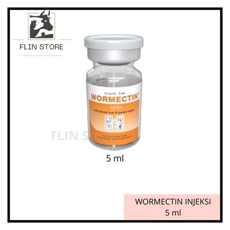 Jual Wormectin Injeksi 5 Ml Per Pcs Medion Antiparasit Luar