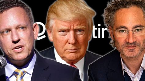 Alex Karp On Peter Thiel And Donald Trump Youtube