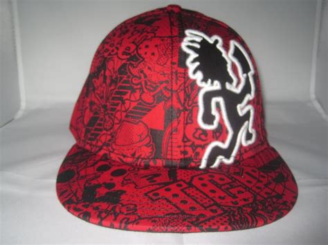 Insane Clown Posse Icp Concert Hatchetman Hat Cap Red