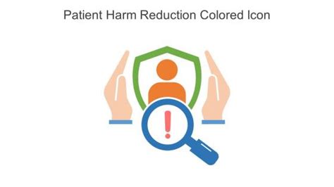 Patient Harm Reduction Colored Icon In Powerpoint Pptx Png And Editable