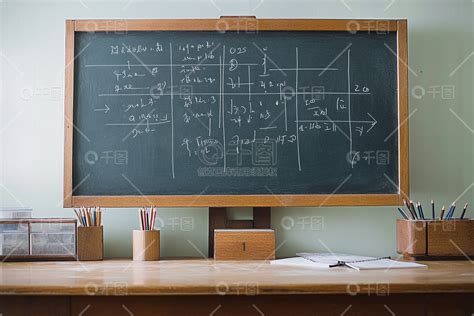 教育ai数字艺术 教育简约风格黑板数学公式计算过程教室场景商业照片 Ai图片免费下载png格式1344像素编号72527546 千图网