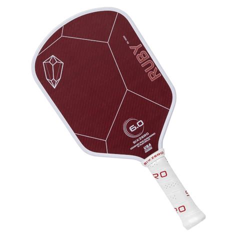 Six Zero Ruby 16mm Aramid Fiber Pickleball Paddle
