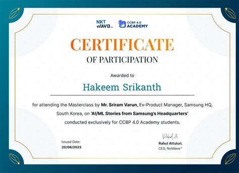 Hakeem Srikanth On Linkedin Ai Nxtwave