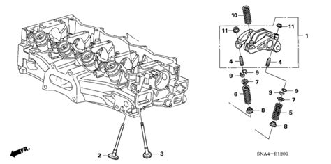 Valve Rocker Arm 1 8l 2008 Honda Civic 4 Door Lx Ka 5at