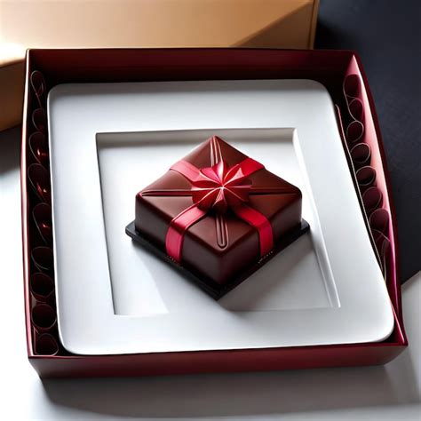 Premium Ai Image Chocolet With T Box