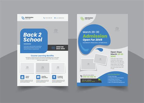 School Admission Flyer Design Template School Education Admission