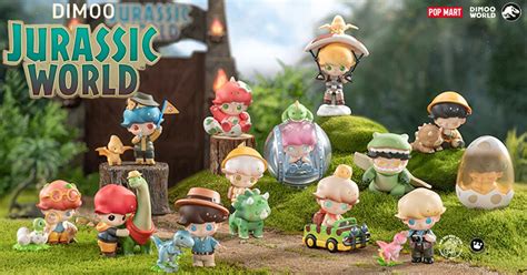 Pop Mart X Ayan Deng Dimoo World Jurassic World Blind Box Series The