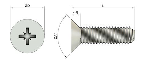 14 20 Unc X 2 12 Inch Imperial Pozi Countersunk Thread Forming Screws