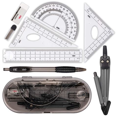 Protractor Kit With Compass To Draw With At Mildred Rohe Blog