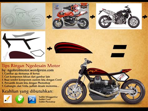 Desain Motor Custom 55 Koleksi Gambar
