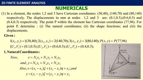 2d Finite Element Analysispptx Physics Science