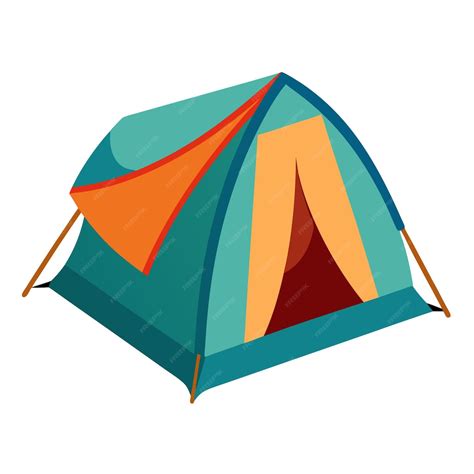 Tent Clip Art And Vector Design With A White Background Premium Ai