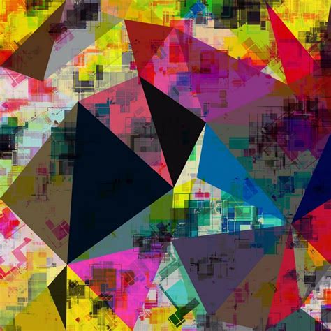 Geometric Triangle Pattern Abstract Timmyla Digital Art And Ai