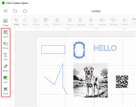 Use Xtool Creative Space Xcs To Operate Xtool D1 Xtool Support Center