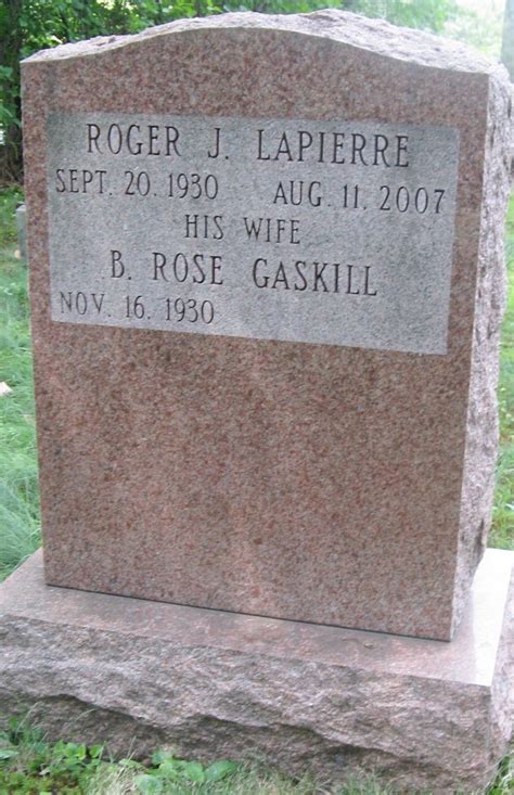 Roger J Lapierre 1930 2007 Find A Grave Memorial
