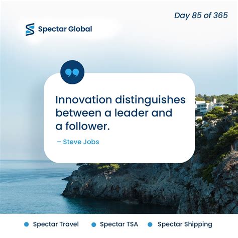 Spectar 🚀 Innovation Distinguishes Between A Leader And A Follower