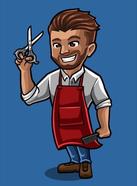 Premium Vector Barberman