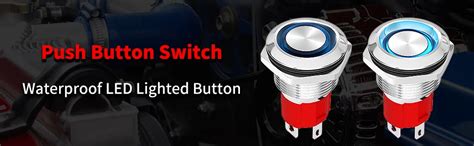 Bluewater Marine Bwi Las 19 Marine Push Button Switch Bluewater