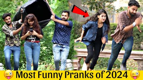 Best Reaction Funny Pranks Compilation 2023 2024 Comedy Video 😜