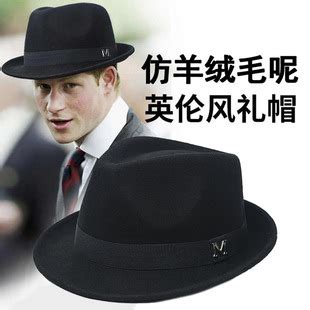 秋冬新款仿羊绒毛呢爵士帽欧美百搭英伦风爵士帽加厚防风保暖帽子 阿里巴巴