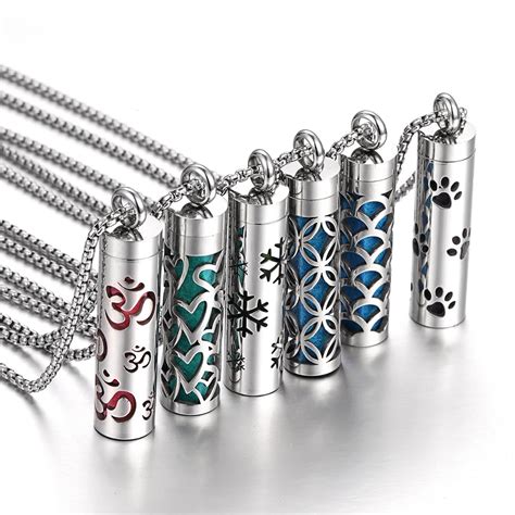 Aromatherapy Necklace Diffuser Pendant 316l Stainless Steel Locket