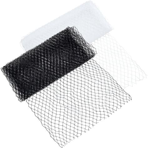6 5 Yards Black White Net Mesh Fabric Netting Fabric For Hat Millinery