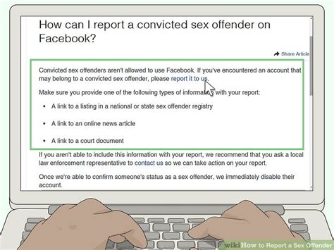 Easy Ways To Report A Sex Offender 9 Steps With Pictures