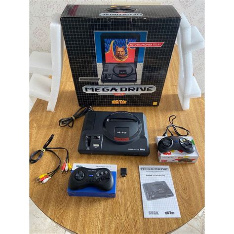 Mega Drive Tectoy 2017 Na Caixa 2 Controles Todos Os Jogos Lançados