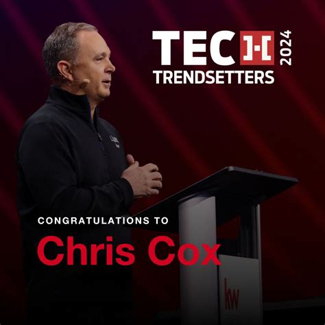 Congratulations To Chris Cox Chief Technology And Digital Officer Of