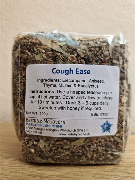 Cough Ease Herbs By Bee