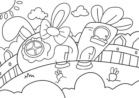 儿童画轮廓勾线儿童画图片大全