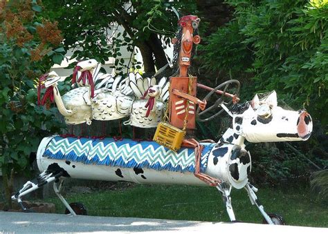 Patrick Amiot And Brigitte Laurentsebastopol Ca Recycle Sculpture