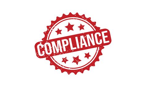 Compliance Rubber Stamp Compliance Grunge Stamp Seal Vector