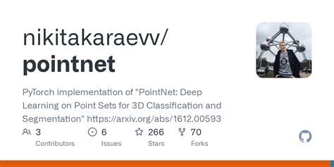 Github Nikitakaraevvpointnet Pytorch Implementation Of Pointnet Deep Learning On Point