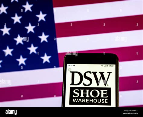 Dsw Inc Footwear Retail Company Logo Seen Displayed On A Smart Phone