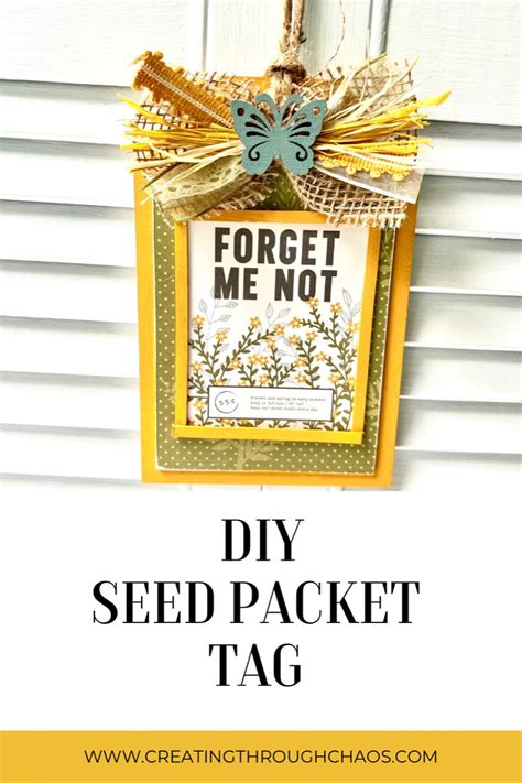 Diy Seed Packet Hang Tag