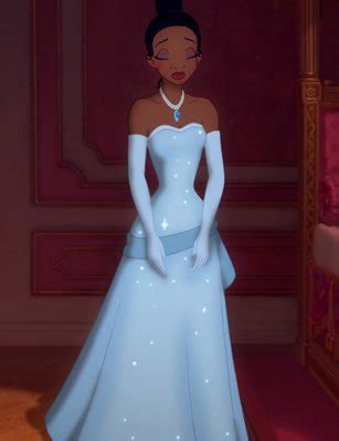 Princess Tiana Blue Dress Costume