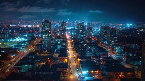 Free City Night Lights Image City Night Lights Download At Stockcake