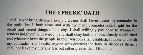 Ephebic Oath Quiz Diagram Quizlet