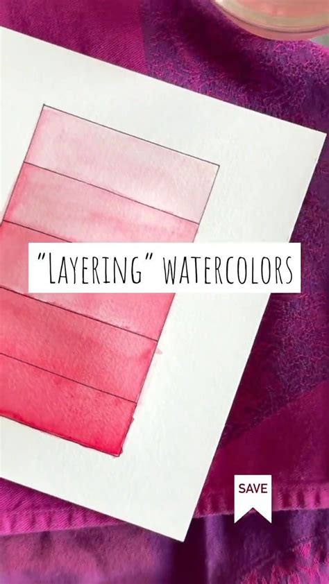 Easy Watercolor Tutorial Layering Watercolors [video] Beginner