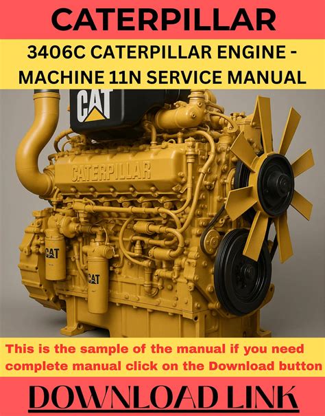 3406c Caterpillar Engine Machine 11n Service Manual By John Deere