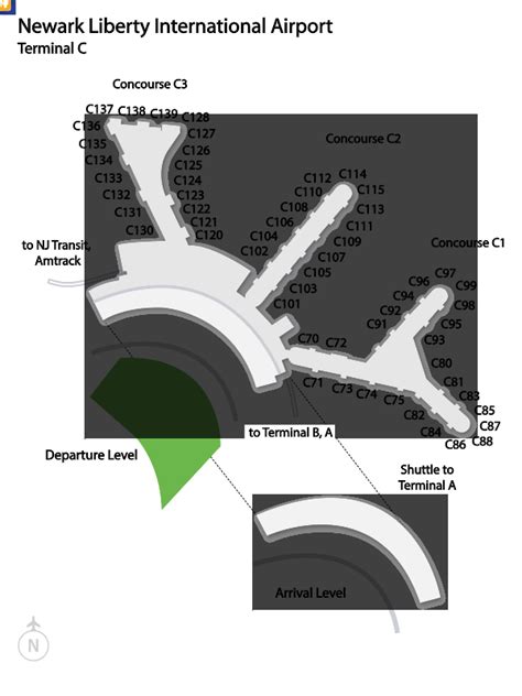 Newark Airport Map