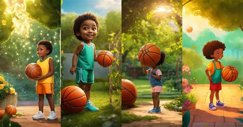 Lexica Imagem De Animação Infantil Garota Saltitante Com Uma Bola De