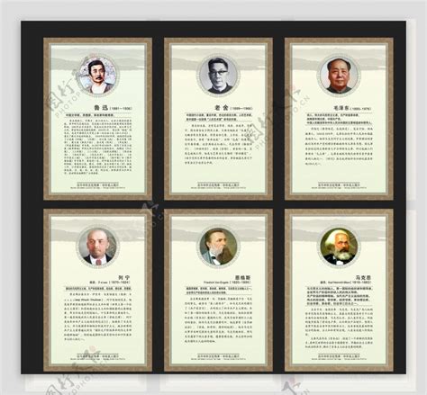 名家简介图片素材 编号25497013 图行天下