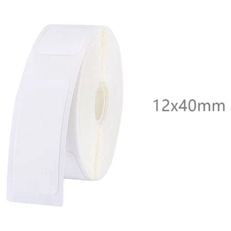 → 12x40mm Label Printerpapir Til Miniprinter Fri Fragt